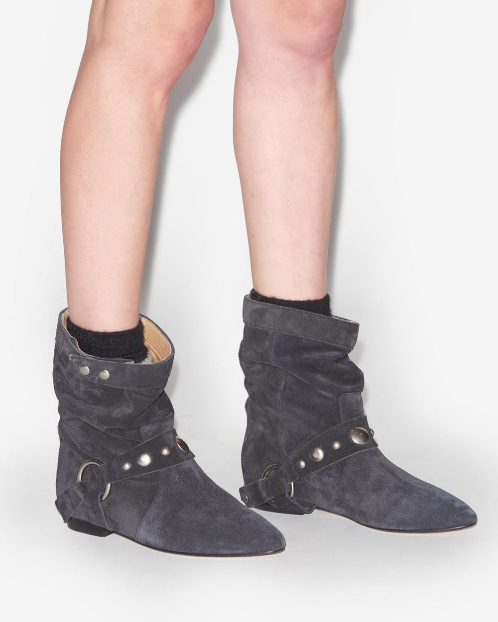 Stania boots Woman black | ISABEL MARANT Official online store