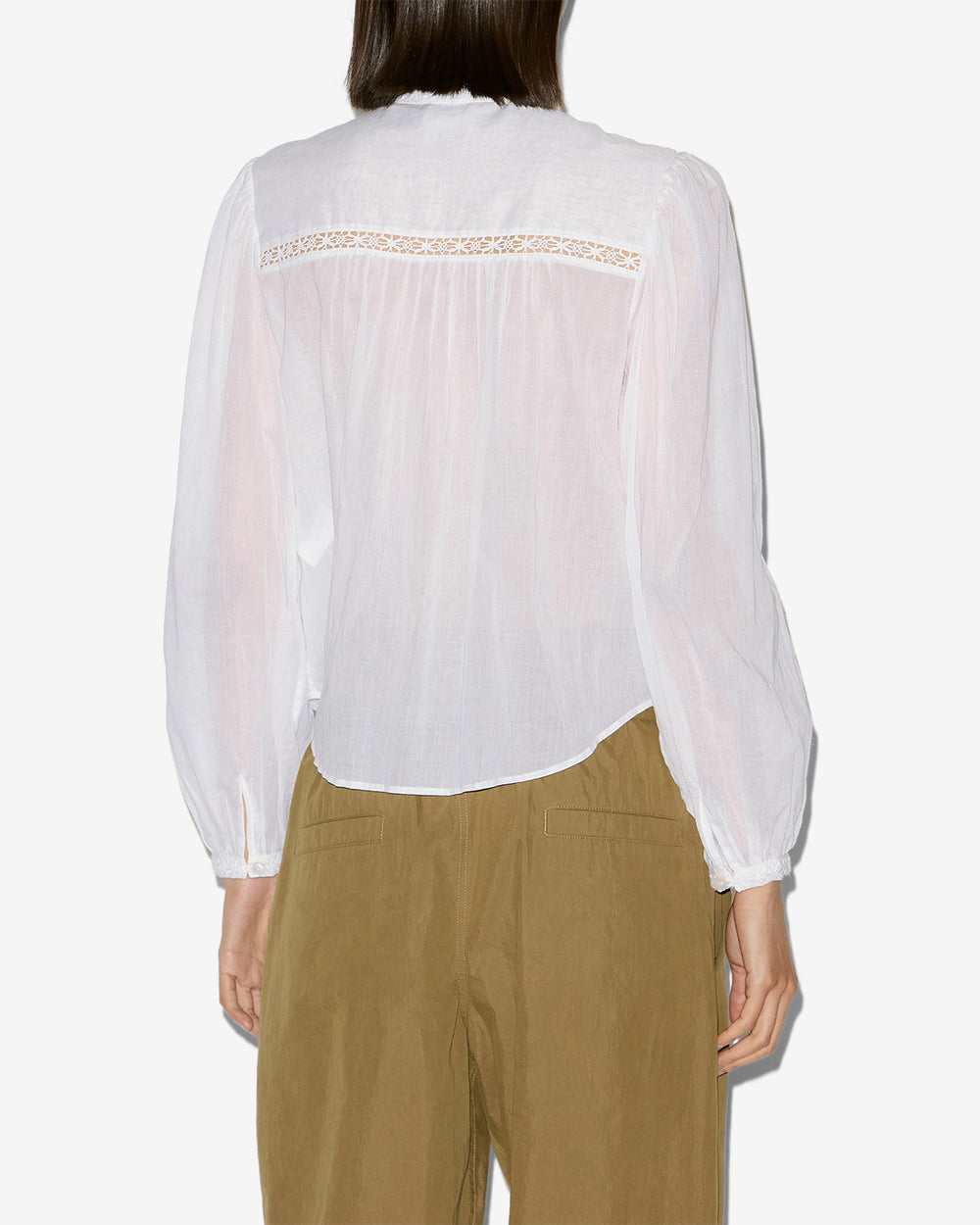 GREICY TOP Woman white | ISABEL MARANT Official online store