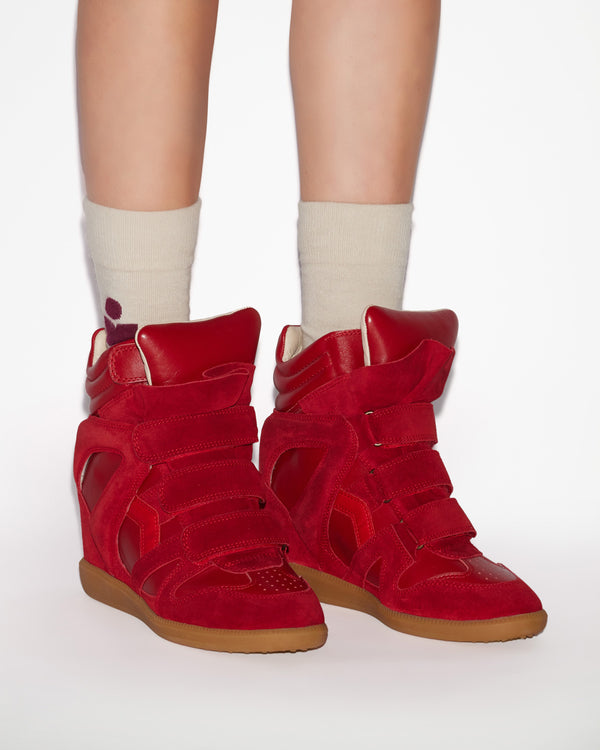 BEKETT SNEAKERS Woman red | ISABEL MARANT Official online store